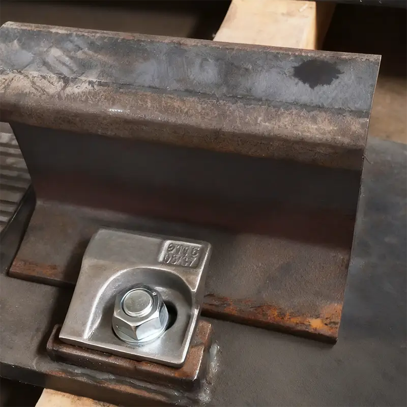 Crane Rail Clip | Welded or Bolted Rail Clamps For Cranes